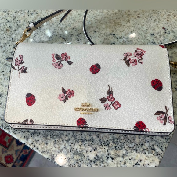 Coach | Bags | Coach Crossbody Lady Bug Floral Purse | Poshmark